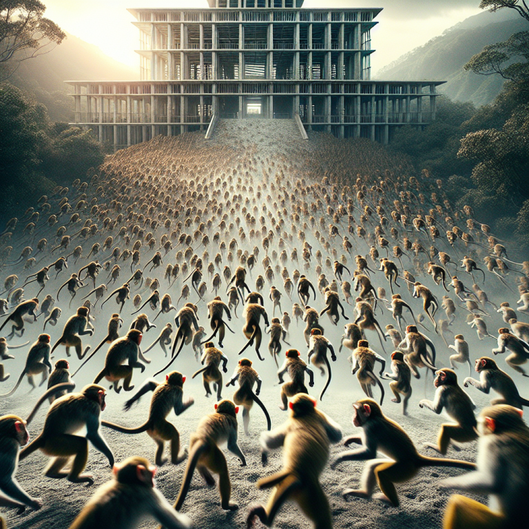 Unbelievable! 40 Monkeys Escape from a South Carolina Research Facility ...